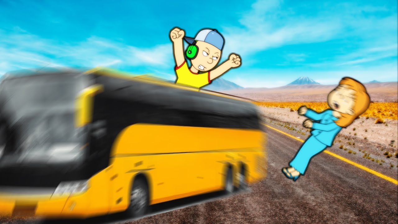 Caillou Throws Rosie out the Bus on Field Trip/GROUNDED - YouTube
