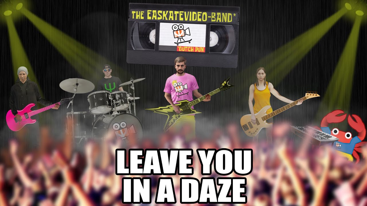 The EaSkateVideo-Band - Leave You in a Daze (AI Song with Lyrics) - YouTube