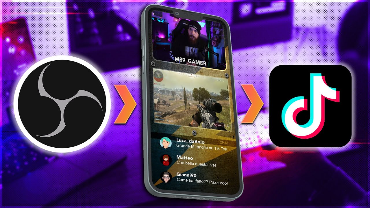 Fare LIVE STREAMING su TIK TOK con OBS STUDIO per TUTTI, anche senza ...