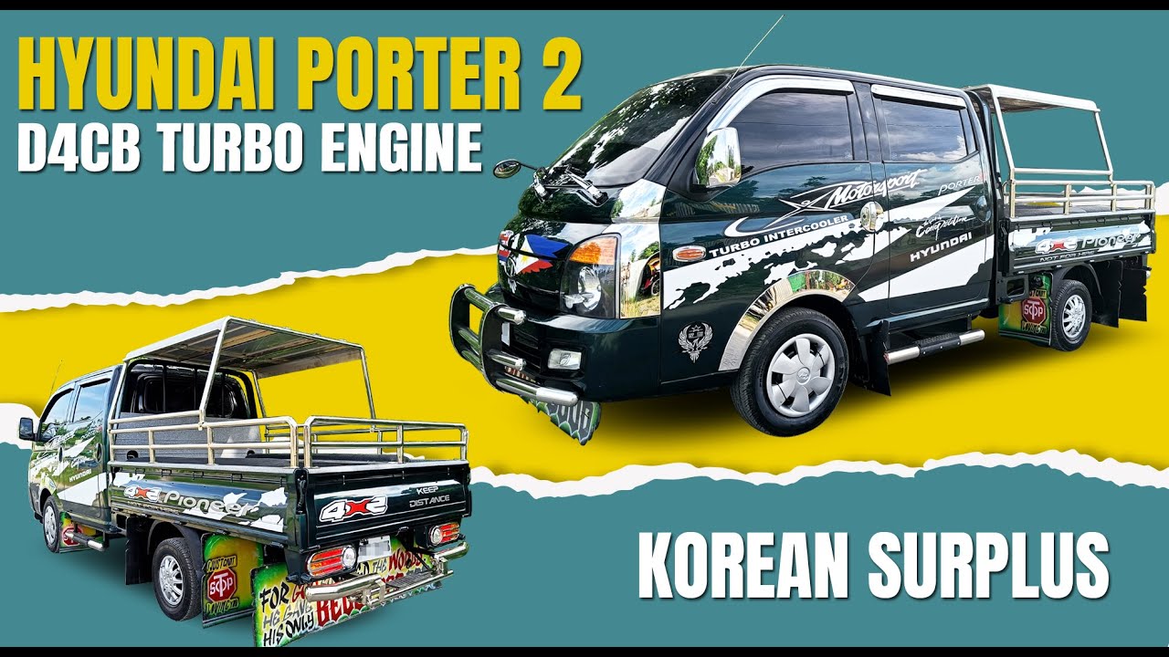 HYUNDAI Porter 2 | EURO 5 D4CB Engine Loaded Set-up - YouTube