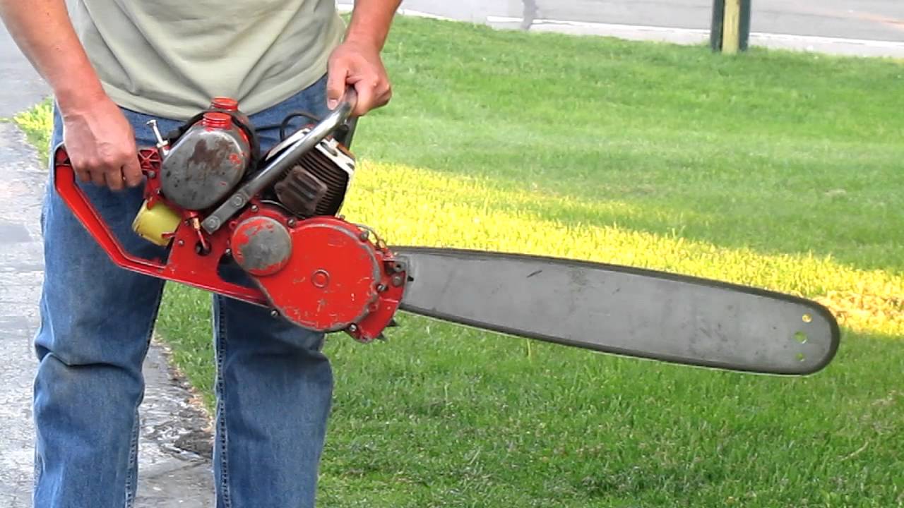 Monster David Bradley/Sears Chainsaw Running Upstate NY - YouTube