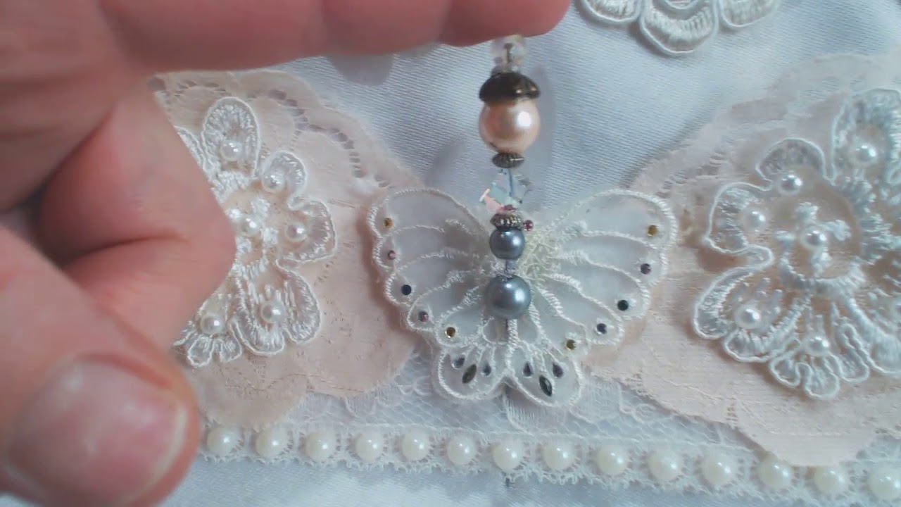 Stick Pin wall hanging using Rosie Posie Kits from Rose Alcala - YouTube