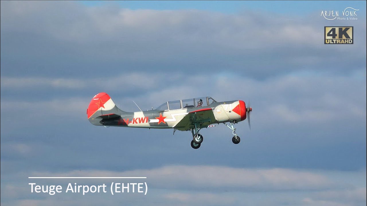 Plane Spotting at Teuge Airport 16-10-2020 : Nice autumn weather and ...