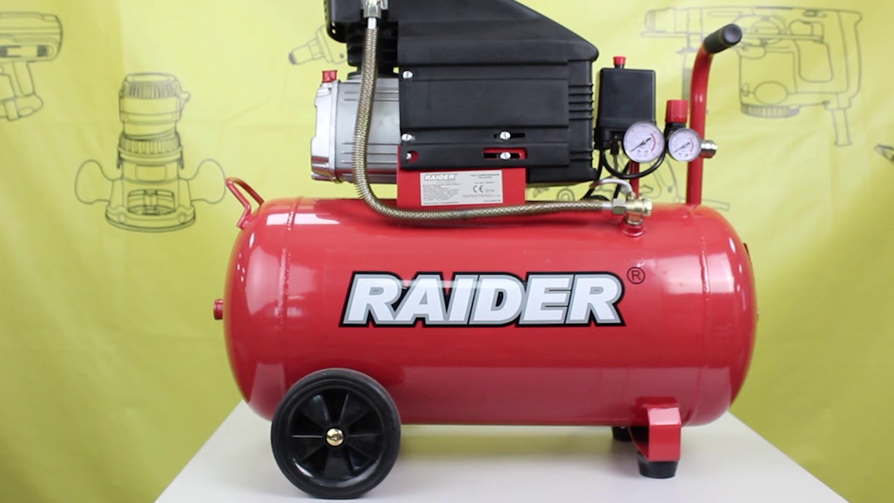 Compresor Raider RD-AC02 - AtelierulTau.ro - WunderHaff - YouTube