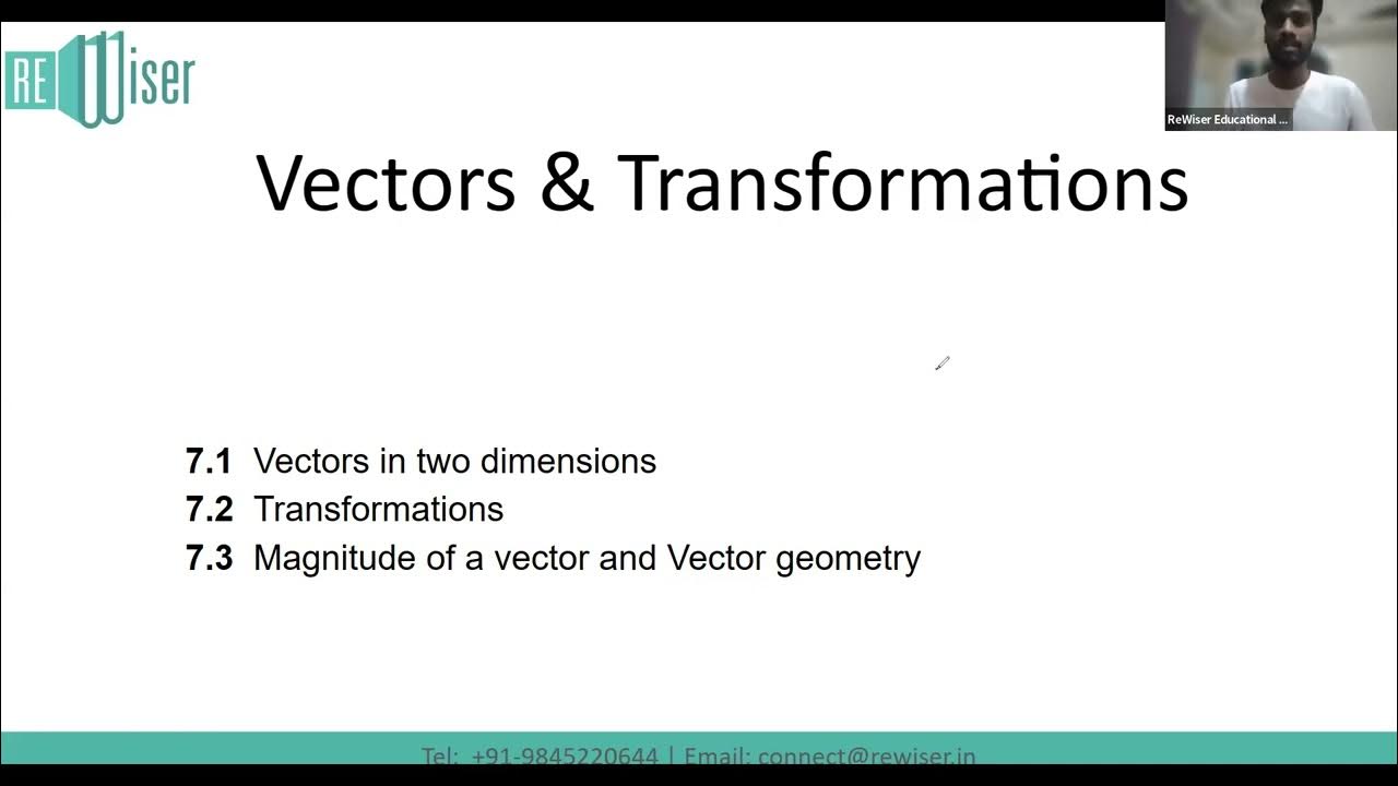 IGCSE Math Ext (0580) Crash Course - Vectors and Transformations - YouTube