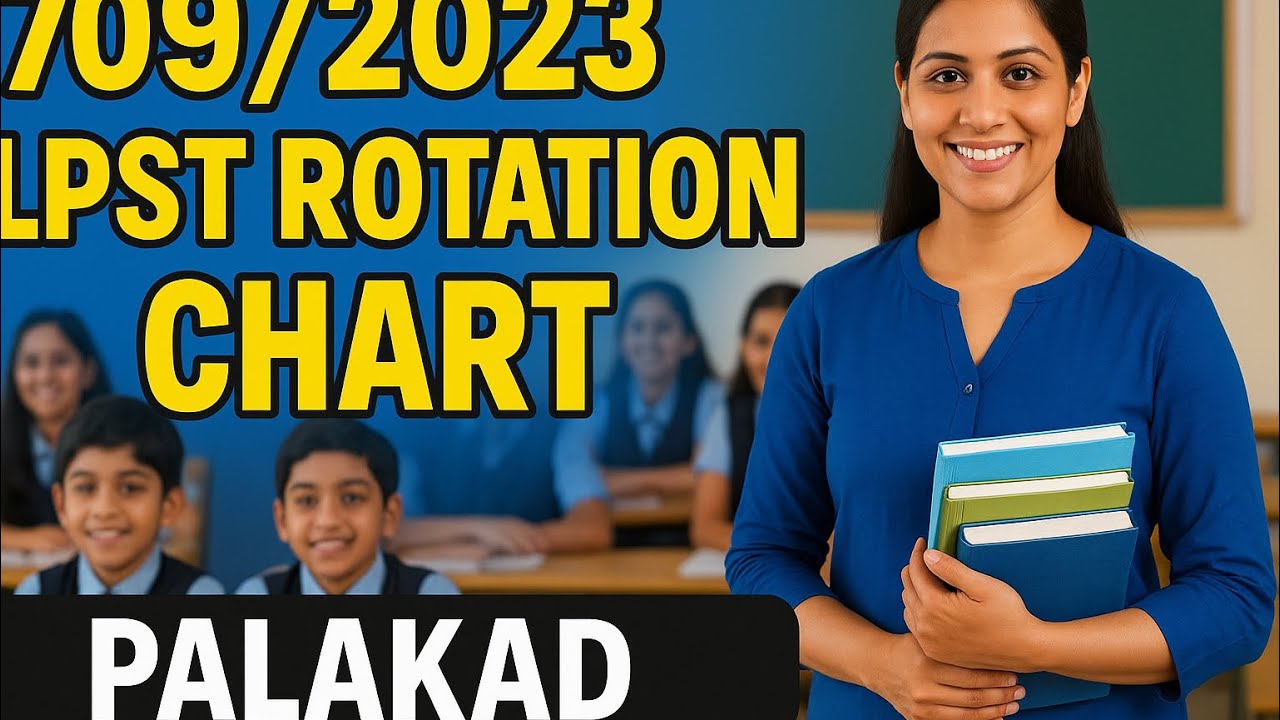 KERALA PSC LPST 709/2023 PALAKKAD ROTATION CHART - YouTube
