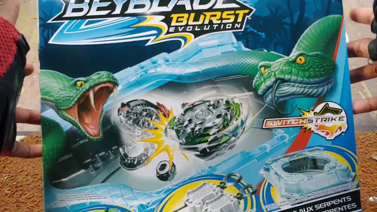 SNAKE PIT BATTLE SET UNBOXING!! BEYBLADE BURST EVOLUTION! - YouTube
