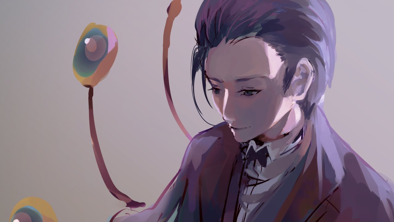 【speedpaint】 Sherlock Holmes (FGO) 【sketchlog #1】 - YouTube