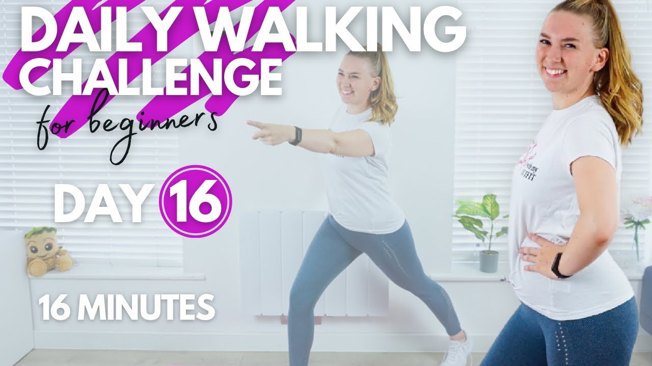 16 Minute Low Impact Walking Workout || DAY 16 Daily Walking Challenge ...