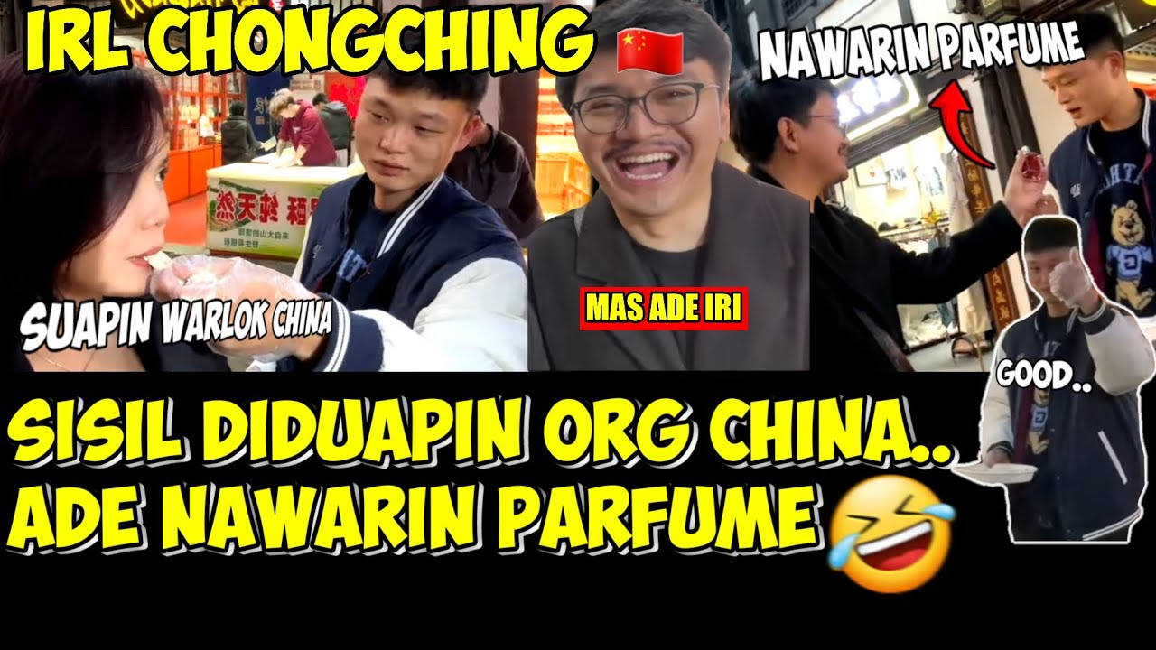 Kerandoman IRL CHONGCHING Mas Ade Nawarin Parfume !! Sisil di suapin ...