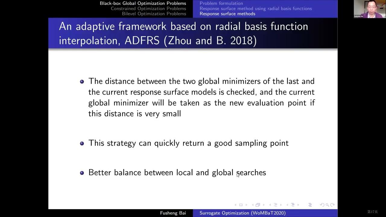 Fusheng Bai: Surrogate Optimization for Computationally Expensive Black box Functions - YouTube