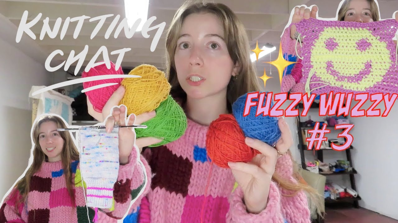 Fuzzy Wuzzy Knitting Podcast 3 | sock knitting & yarn haul - YouTube