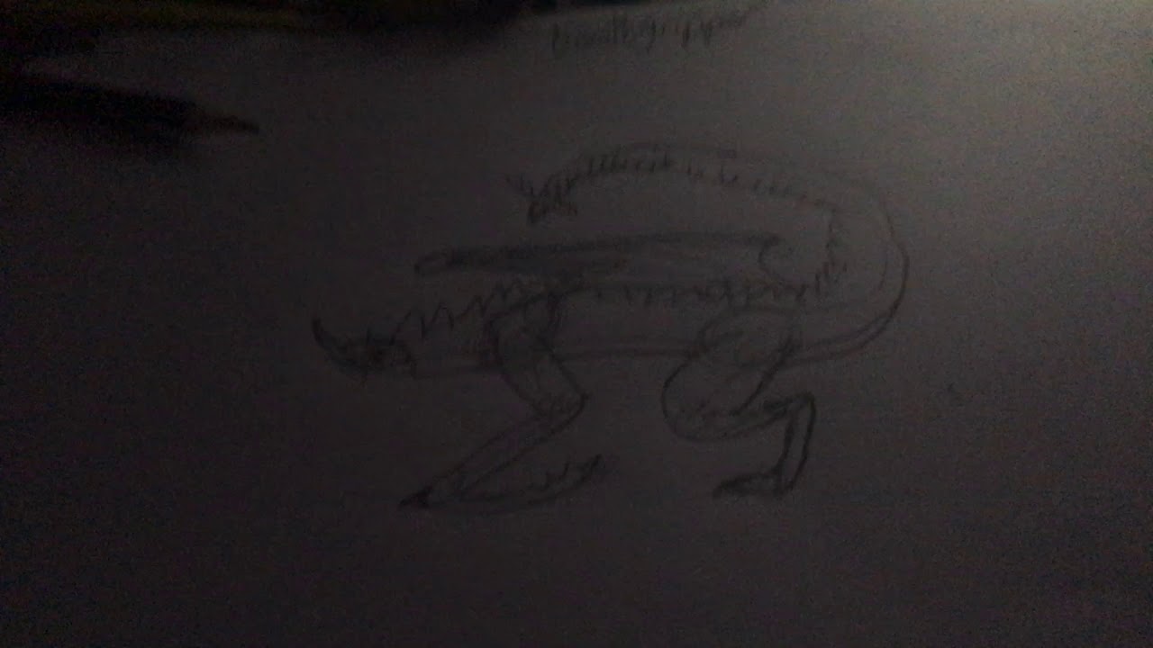 Colouring in the deathgripper dragon - YouTube