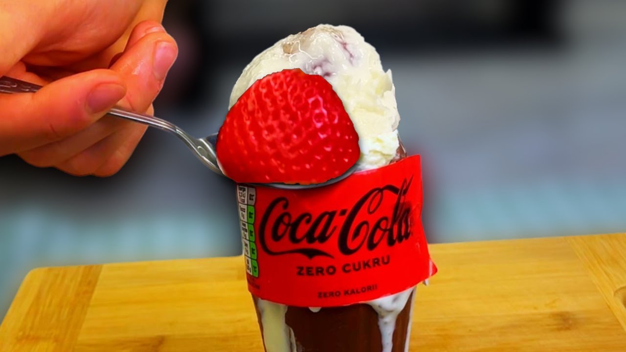 Würdest du so ein Eis lecken? Hausgemachtes Coca-Cola-Eis für den ...