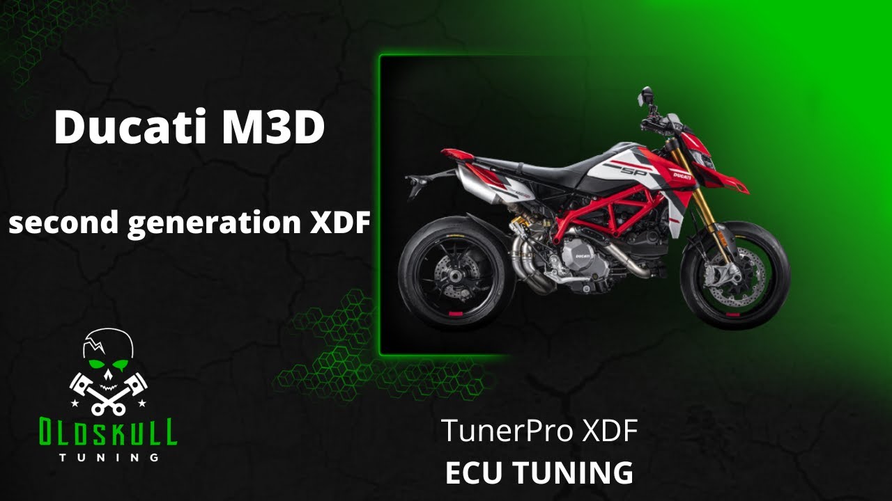 Ducati Continental M3D second generation TunerPro XDF - YouTube