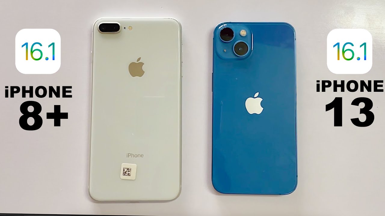 iOS 16.1 iPhone 8 Plus vs iPhone 13 IOS 16 1 SPEED TEST IN 2022 | A11 ...