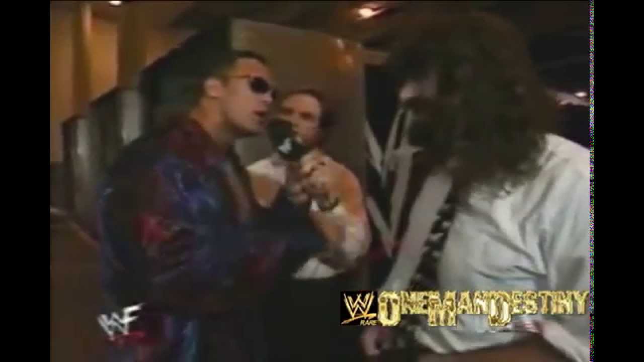 WWF RAW(10/11/1999)The Rock Interview - YouTube