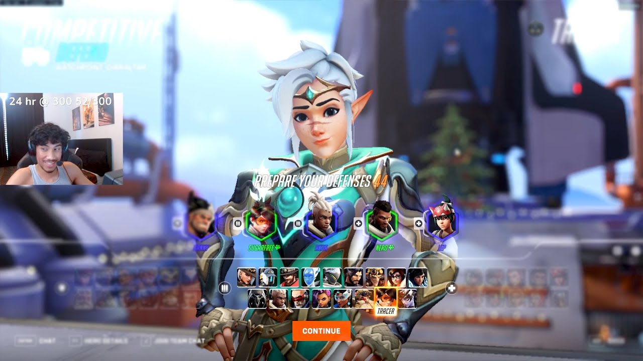 Sugarfree Pro Tracer Gameplay Overwatch 2 Season 8 Top 500 Youtube