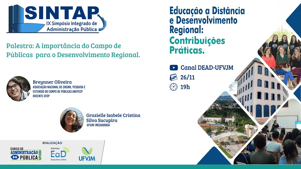 SINTAP: Educação a Distância e Desenvolvimento Regional: Contribuições ...