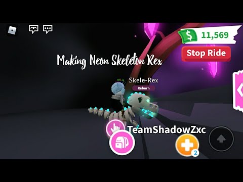 Making Neon Skeleton Rex - YouTube