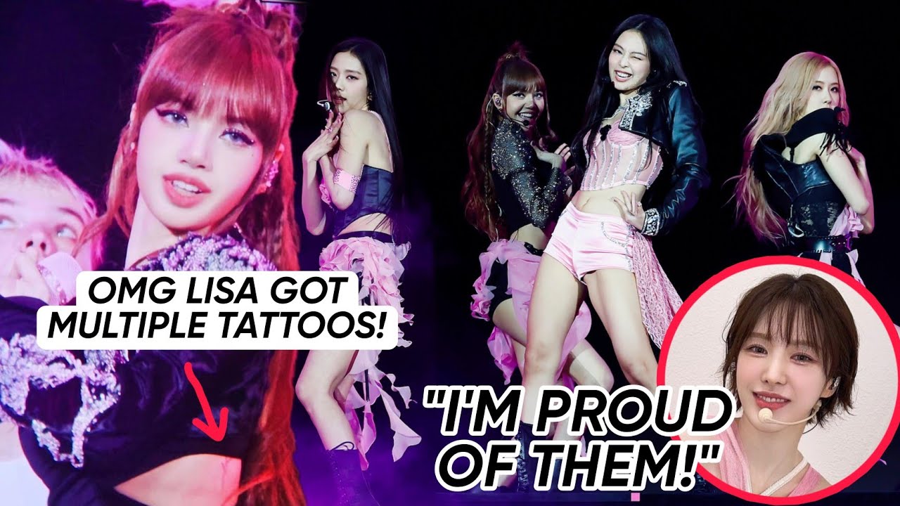 BlackPink Lisa showed her multiple tattoos, Red Velvet Wendy proud of ...