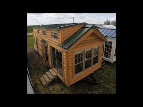 Cabelas Bristlecomb Lodge Log Cabin Tiny House - YouTube