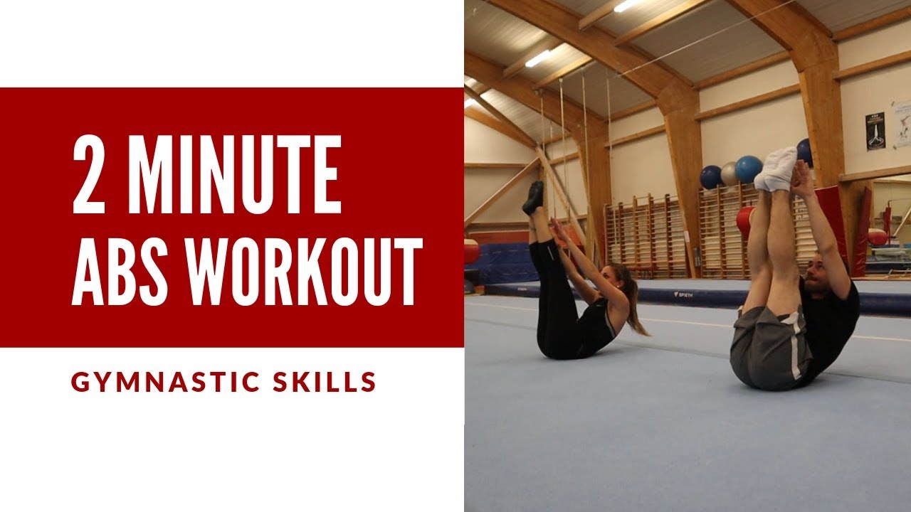 2 Minutes ABS Workout Routine - GYMNASTIC SKILLS by NFF Gymnastics ...