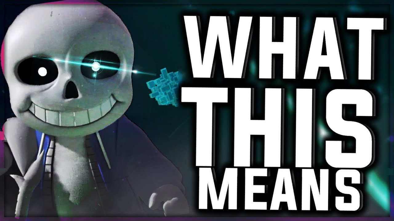 What Sans Means for Future DLC - Super Smash Bros. Ultimate - YouTube