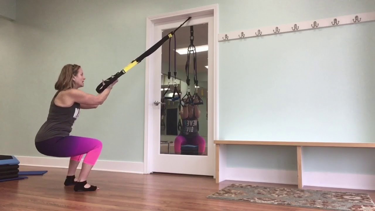 Hooking the TRX to the door - YouTube