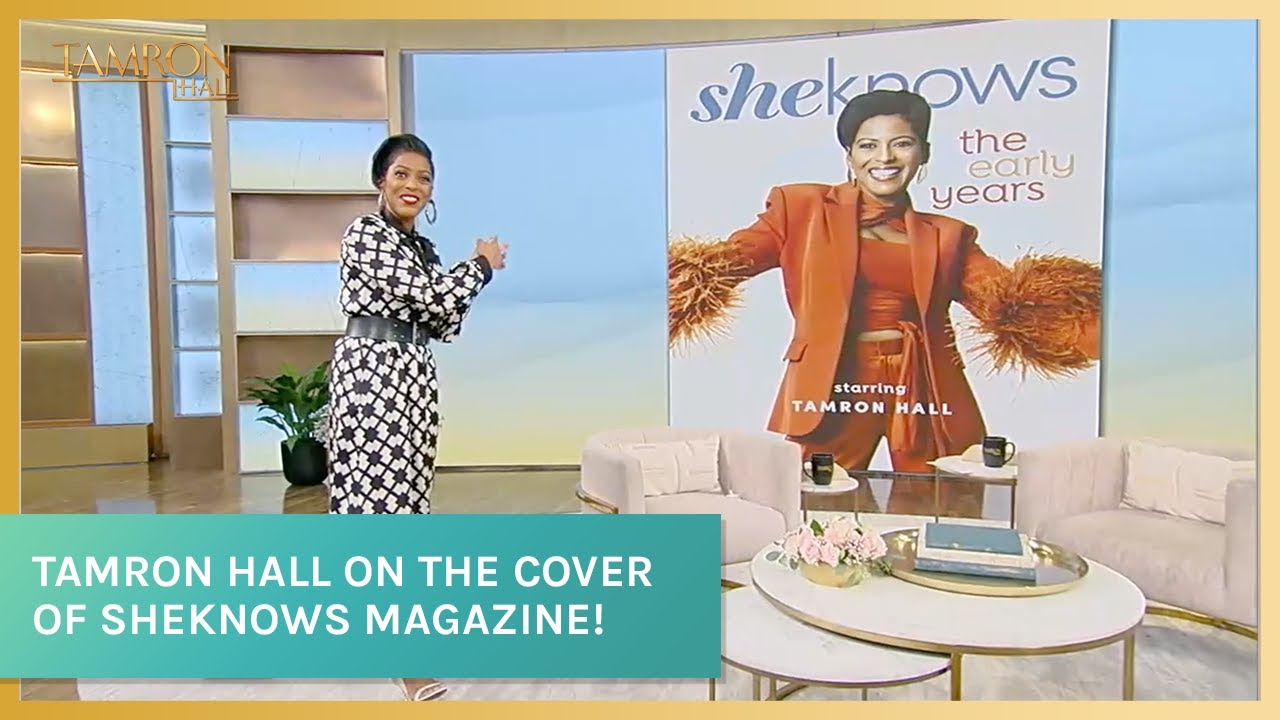 Tamron Hall Graces The Cover Of She Knows Latest Digital Issues! - YouTube
