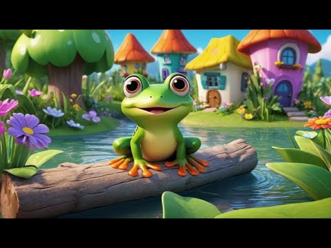 Ten Little Frogs Count to Ten | Nursery Rhyme Song for Kids - YouTube