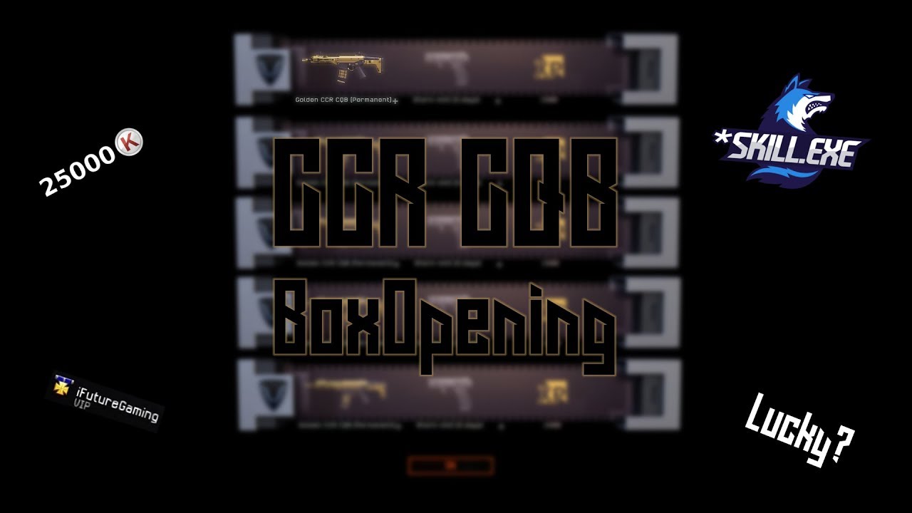 Warface: Gold CCR CQB Box-Opening on SUBSCRIBERS Account (25.000K ...