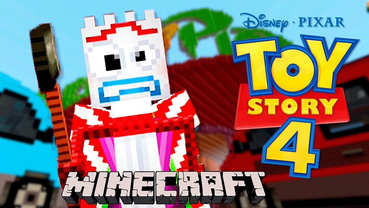 Achamos o PIZZA PLANET no TOY STORY 4 MINECRAFT - YouTube