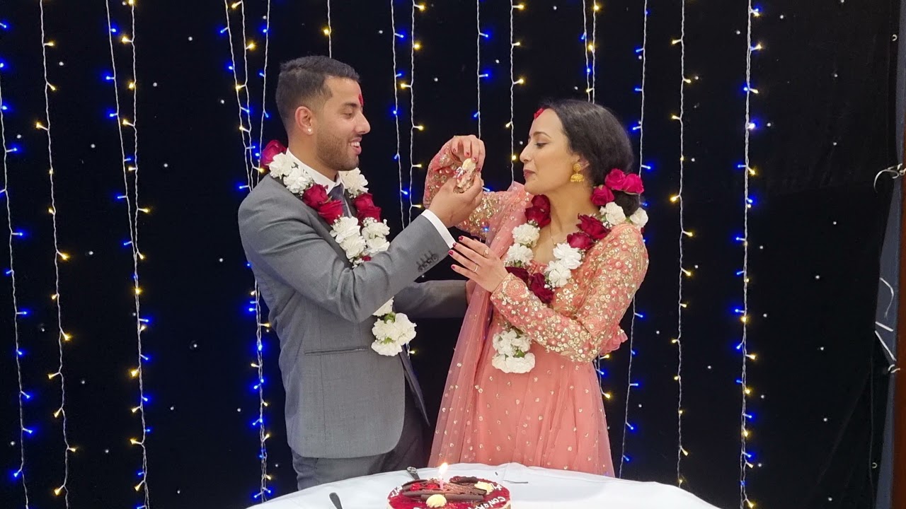 Sunil & Anusha : CAKE CUTTING : Engagement Ceremony : sydney : ANKIT KC ...