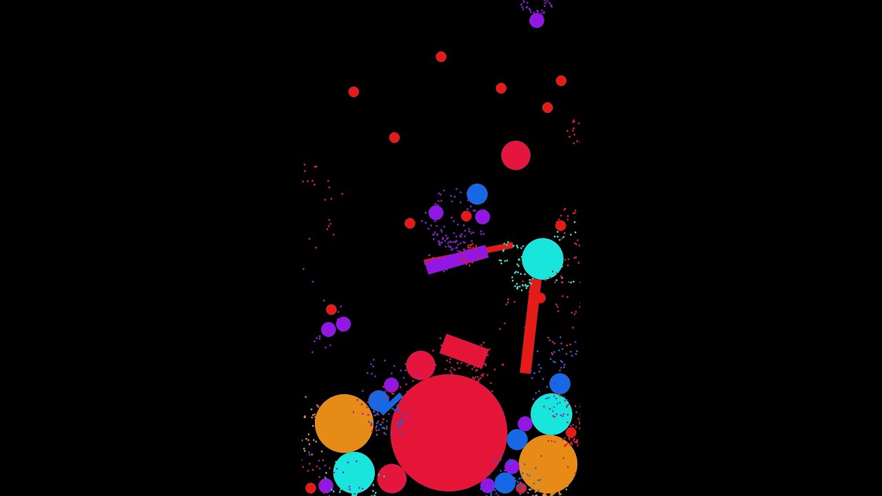 Colorful Merge Balls: Grow Bigger ASMR Game #Short - YouTube