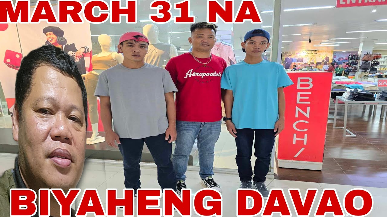 MARCH 31 BIYAHENG DAVAO - YouTube
