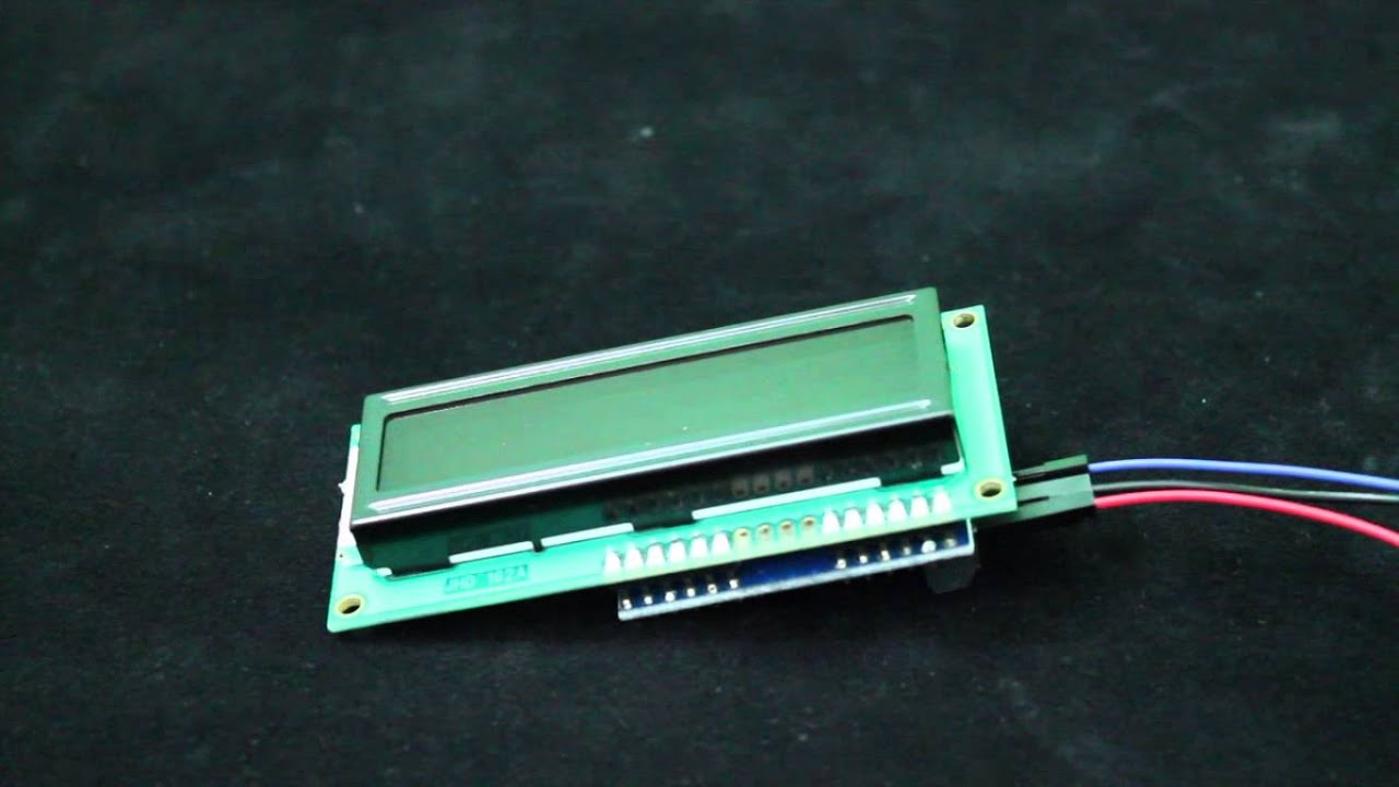 What is an LCD Back Pack - Serial Communication - YouTube