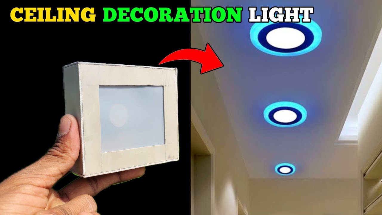How To Make Wall Hanging Lamp | Modern Ceiling Light | Diy Wall Decor ...