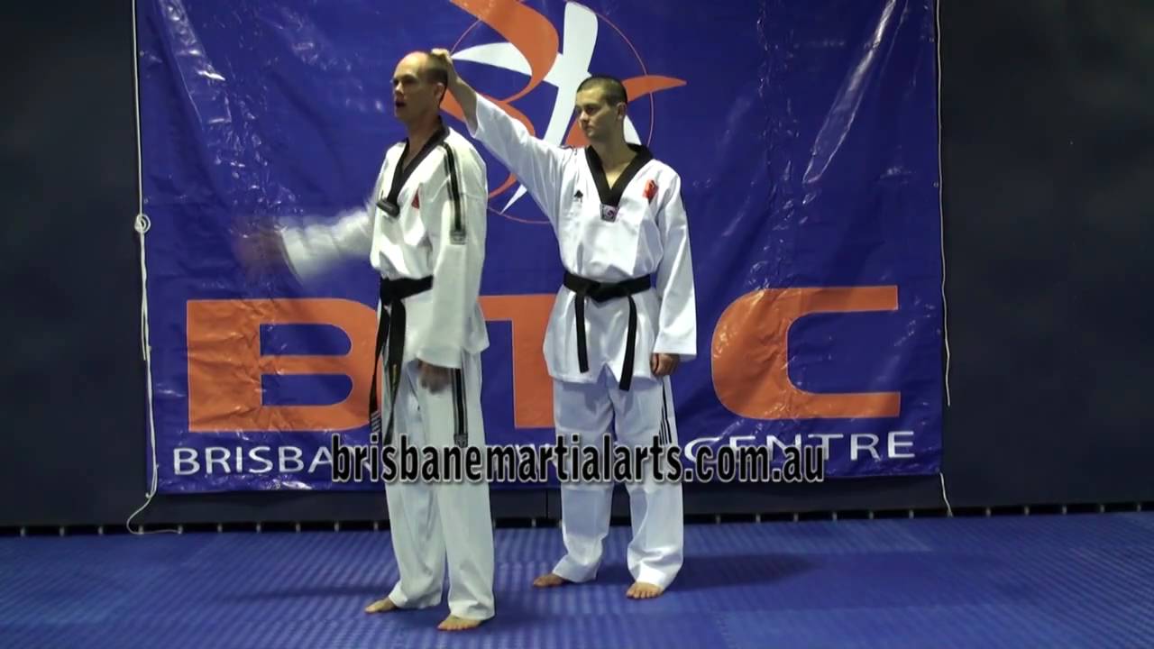 Self Defence - Hair Grab from Behind - YouTube