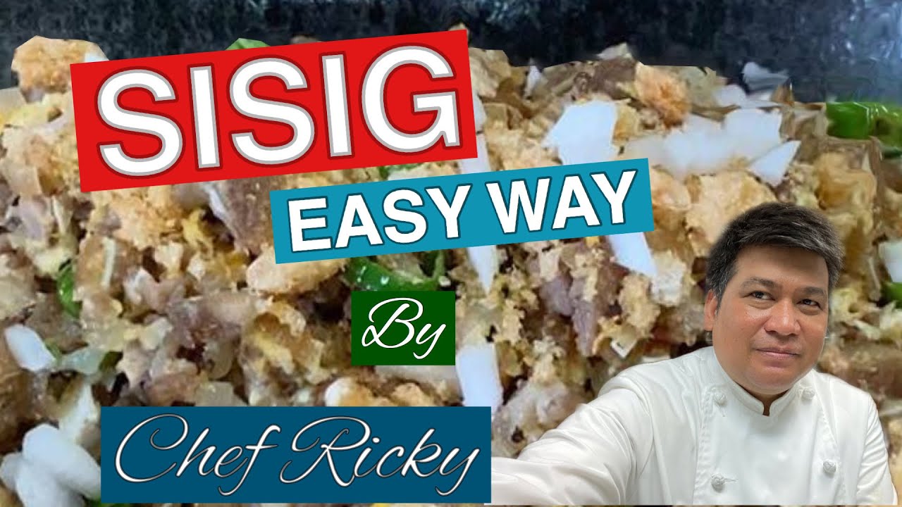 SISIG RECIPE | How to make simple and easy sisig | True Pinoy Chef ...