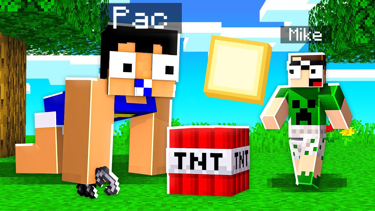 Minecraft MAS o PAC é um BEBÊ GIGANTE! 🍼 - YouTube