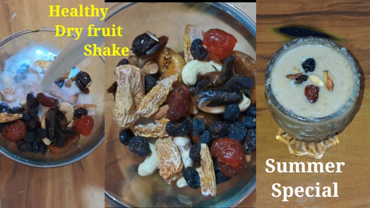 Healthy Dry Fruit Shake's Recipe | Recipe Bulletin | Food Lovers - YouTube