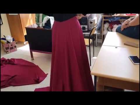 Kuyruklu uzun abiye etek kesimi?