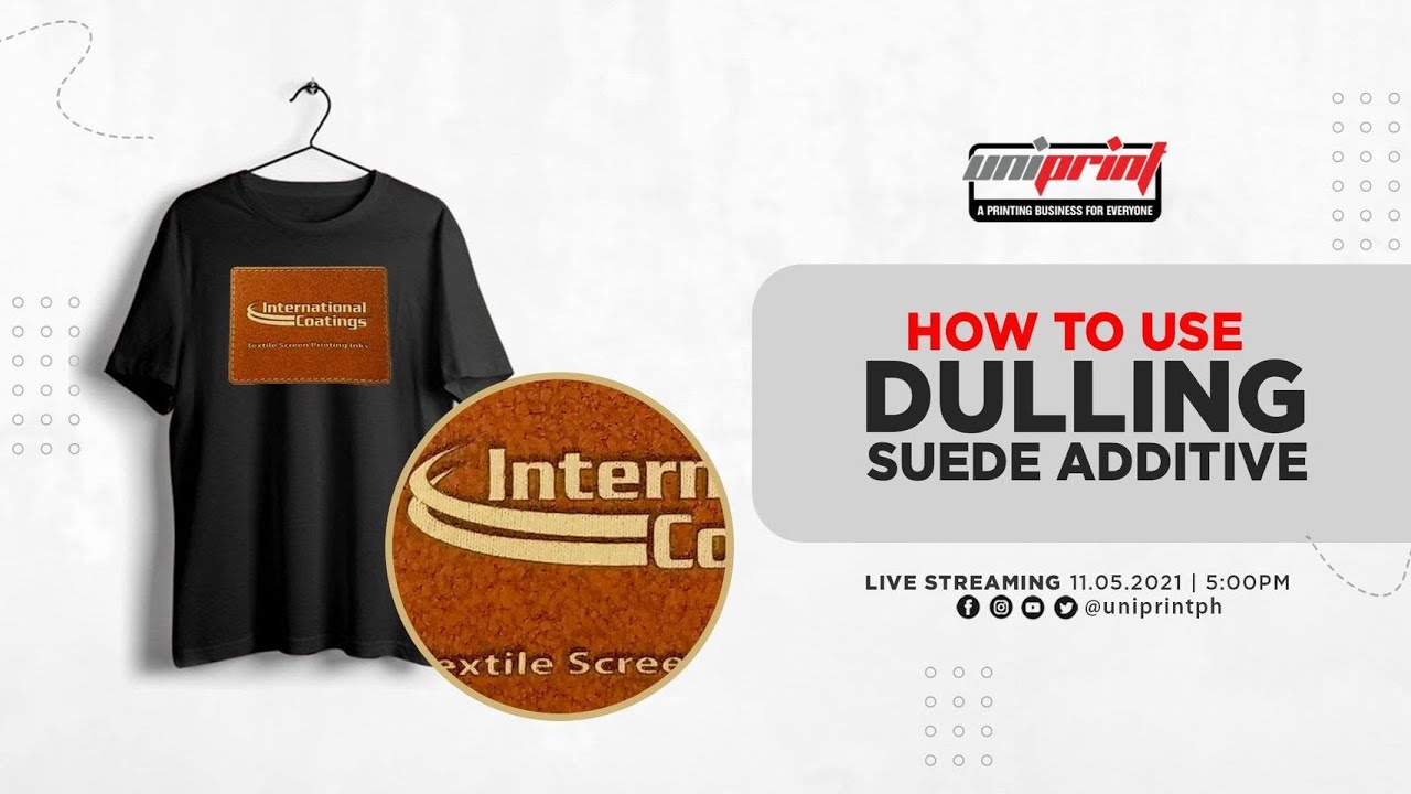 FB LIVESTREAMING: How to use Dulling Suede Additive - YouTube