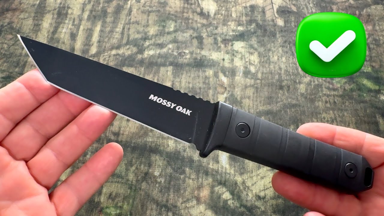 Mossy Oak 10" Fixed Blade Review: The Best Budget Hunting Knife? - YouTube