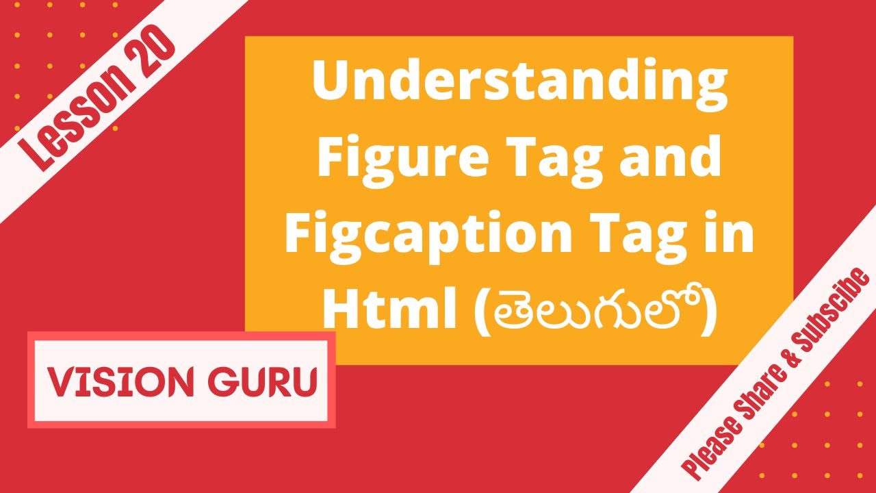 Understanding Figure Tag And Figcaption Tag In Html HTML In Telugu Understanding Figure Tag And Figcaption Tag In Html HTML In Telugu