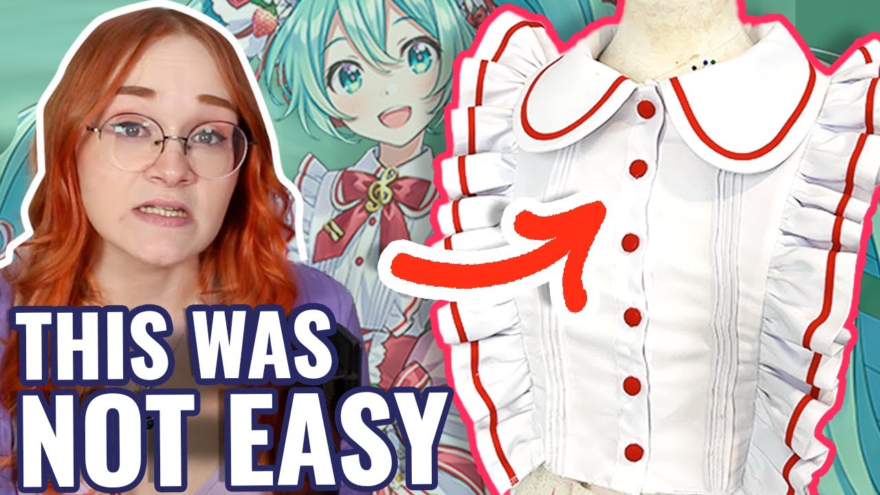 How I made the Hardest part of Miku x Strawberry, The Blouse - YouTube