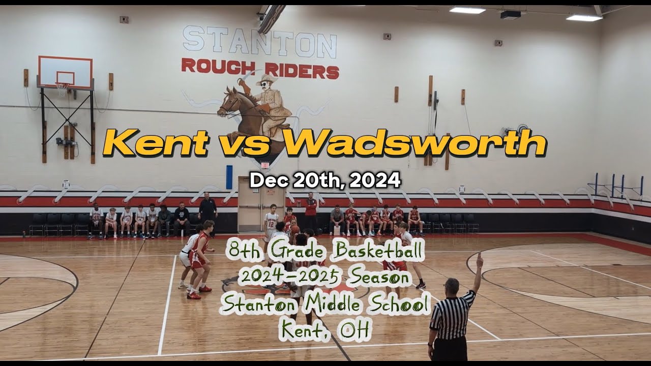 Stanton Middle School 8th Grade Basketball vs Wadsworth - YouTube