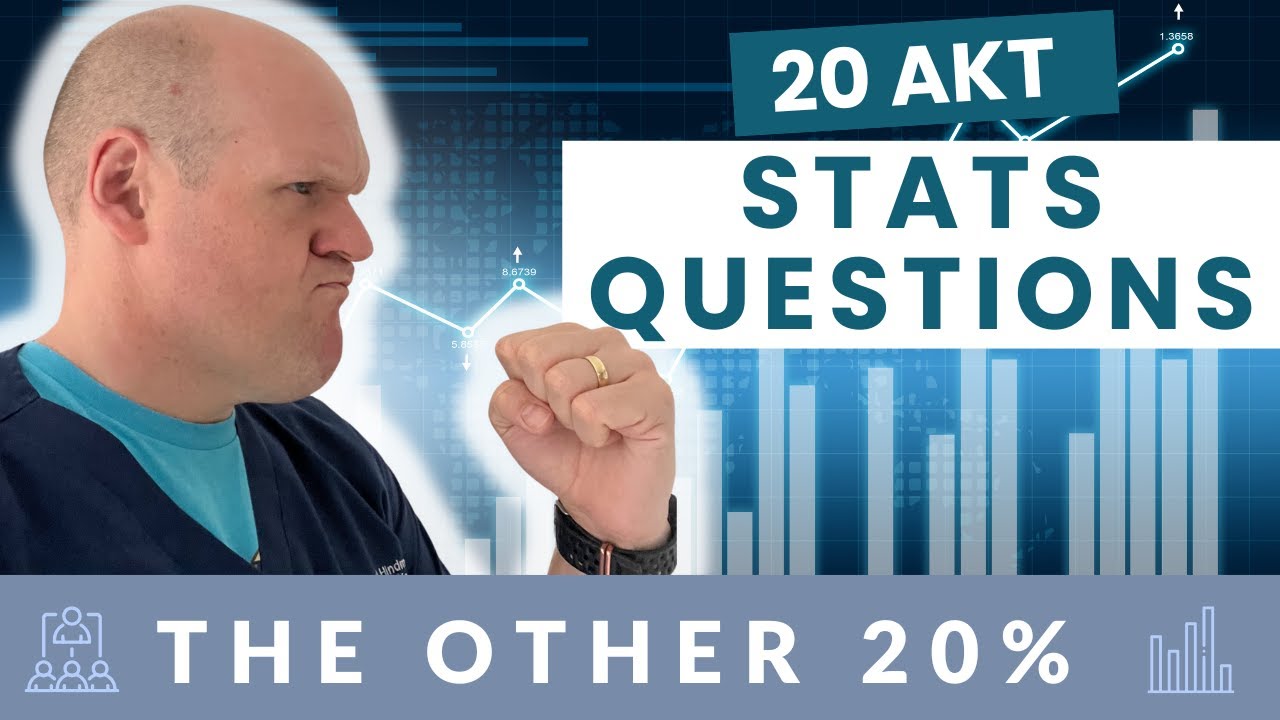 Can you beat me in answering 20 RCGP AKT Statistics questions? - YouTube