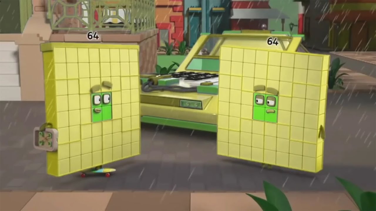 Numberblock Special - Double Back! Sixty Four Color Change - YouTube